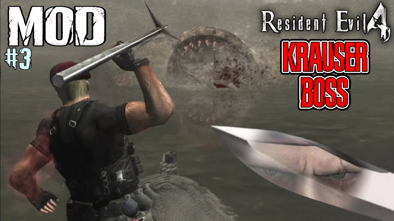 Resident Evil 4 Mod Krauser Boss BOW & TMP - #3 Going to face Del Lago ...