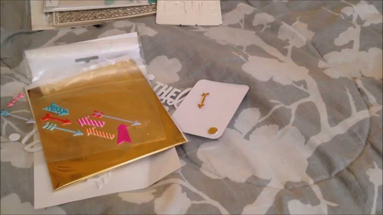 Quick how-to using the new HS gold foil :) - YouTube