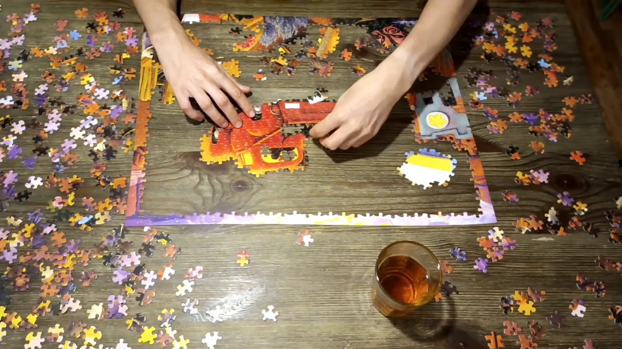 Armado en 5 minutos Puzzle oeste 750 piezas rompecabezas - YouTube