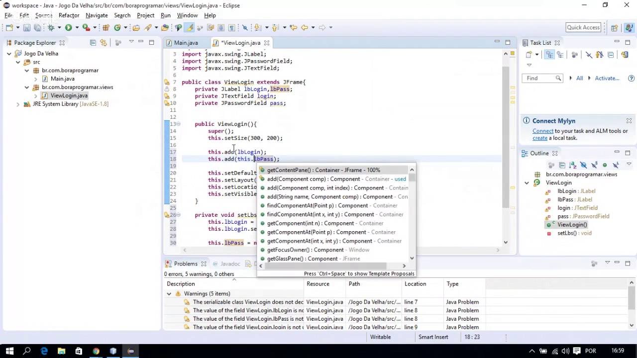 Jogo da velha - java - YouTube