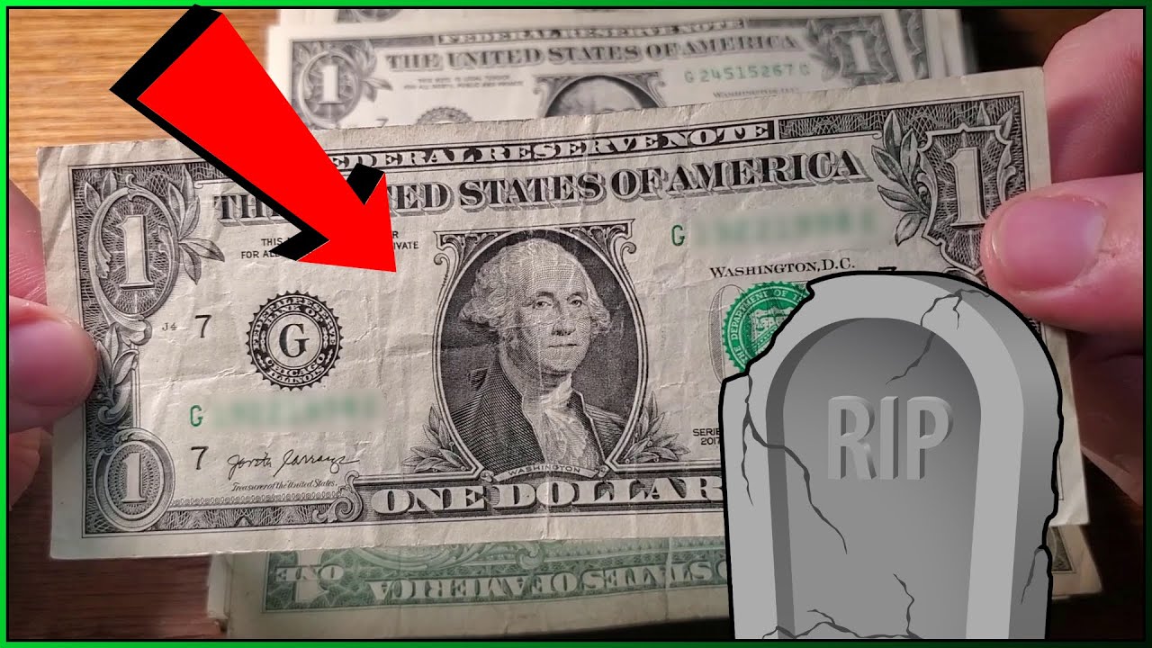 TOMBSTONE NOTE!!! SEARCHING BILLS FOR COOL SERIAL NUMBERS! - YouTube