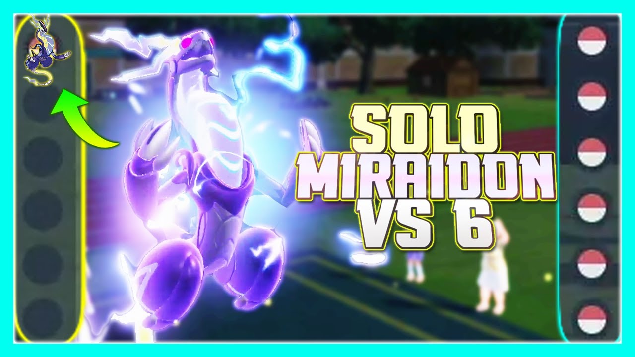 SOLO MIRAIDON! COMBATE POKÉMON 1vs6! ¿SE PUEDE GANAR 1 POKÉMON vs 6 ...