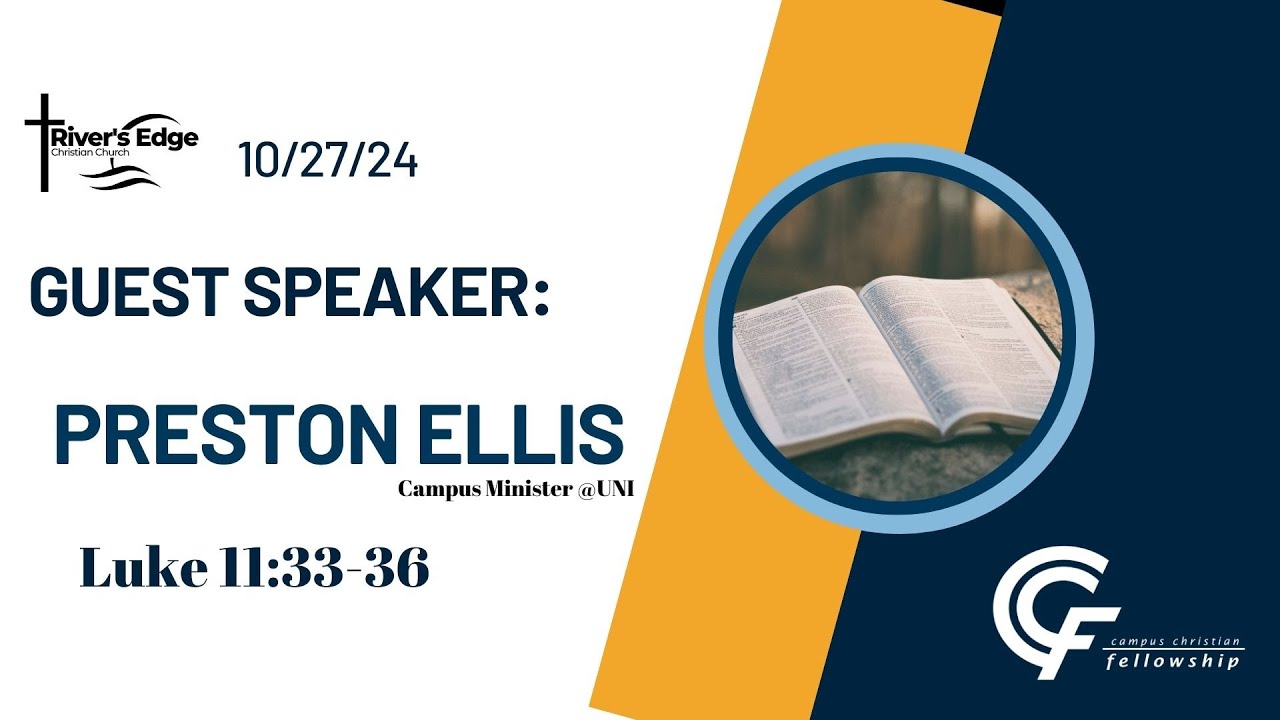 October 27 - Guest Speaker Preston Ellis - YouTube