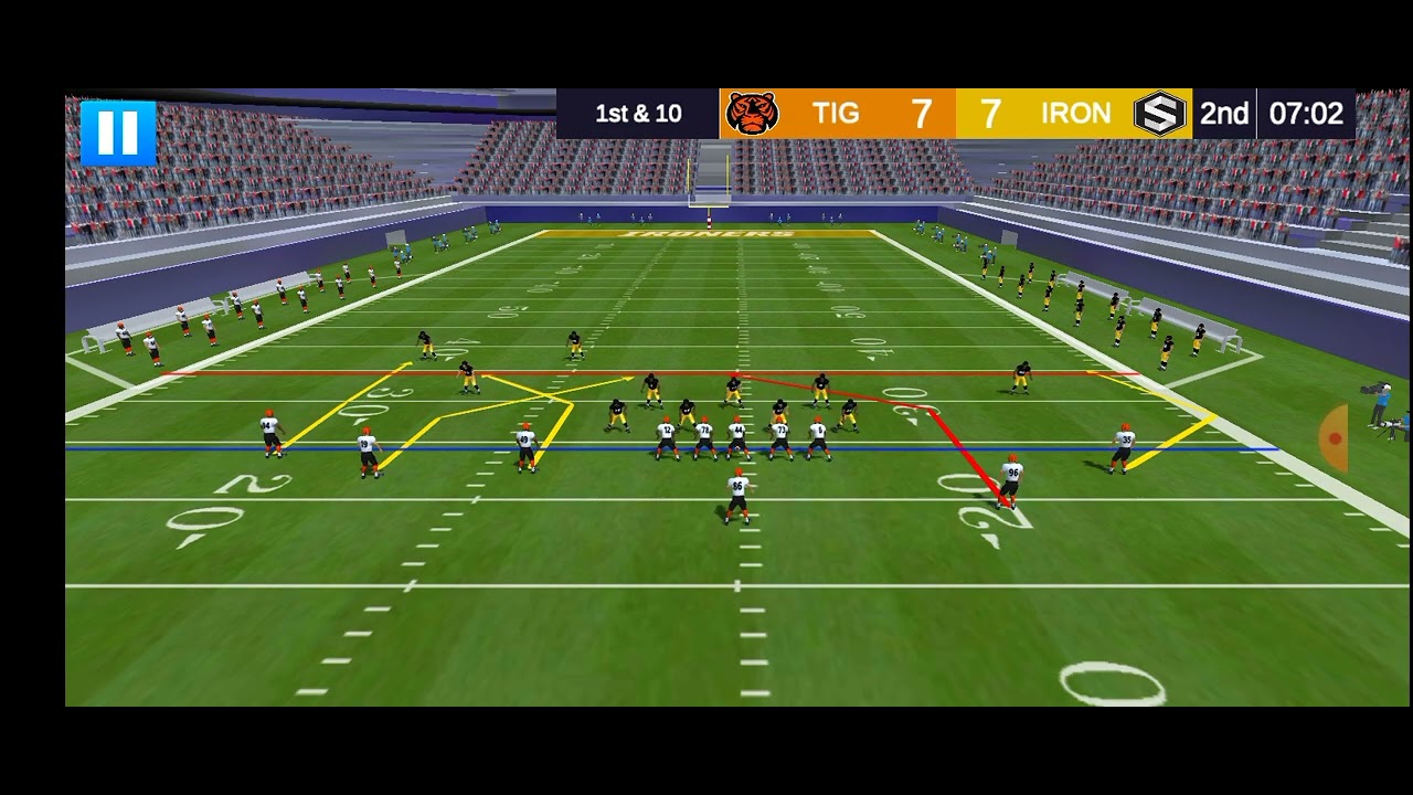 American Football 3D TIG VS IRON - YouTube