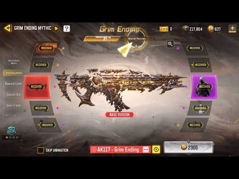 AK117 GRIM ENDING MYHTIC FULL UNLOCKED LUCKY DRAW 2024 - YouTube