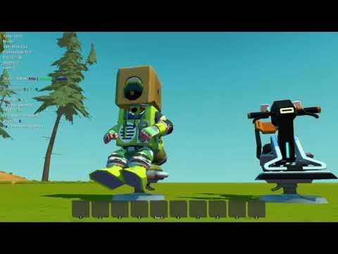 Scrap Mechanic, PVA - Player Visual Attachments, Fant mod - YouTube