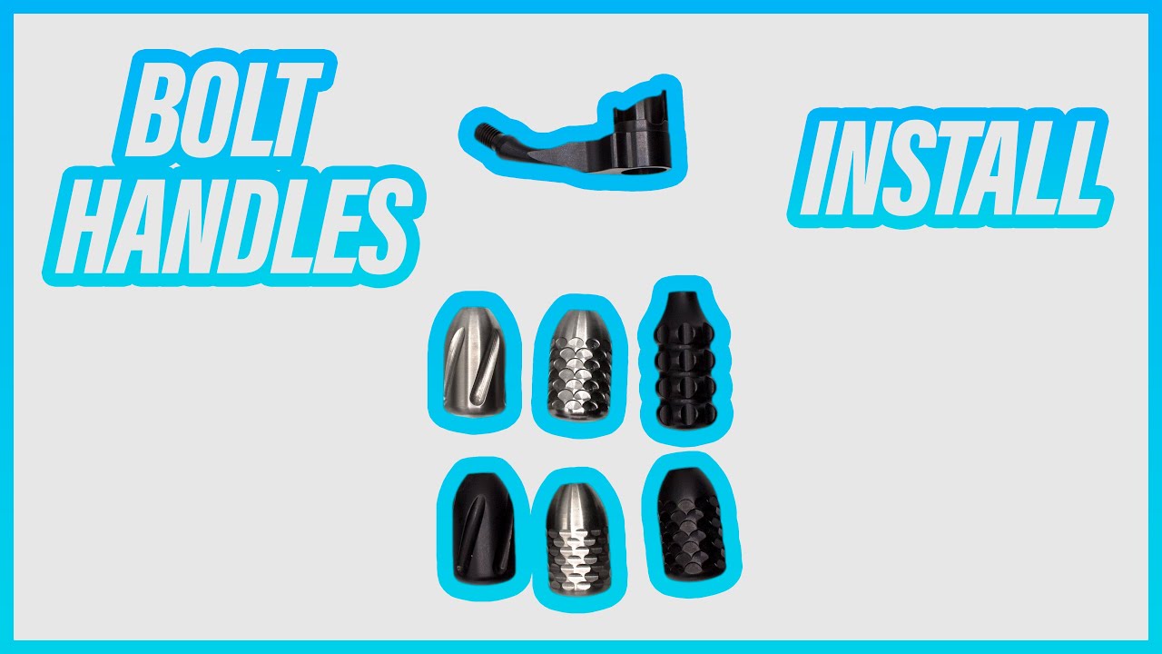 Ruger Precision & American Rimfire Bolt Handle Install - YouTube