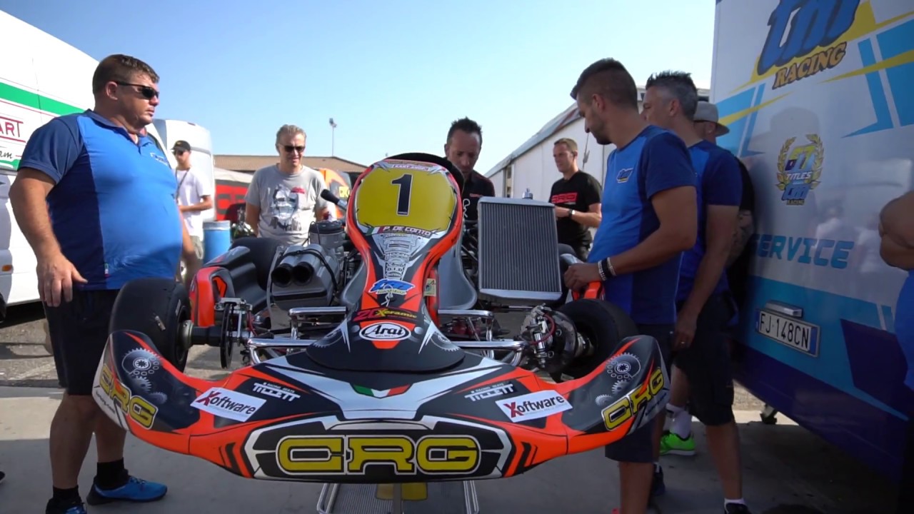 Warm up engine, FIA European KZ2 KZ Champs, Lonato 2018 - YouTube