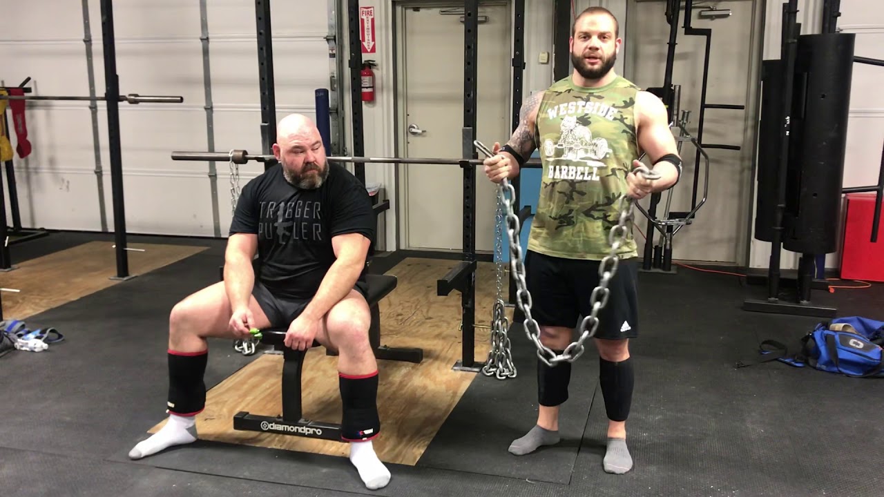 How to attach chains for bench - YouTube