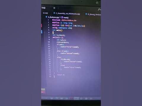 A. Buttons Codeforces Round 893 - Div 2 #iit #competitiveprogramming #codeforcessolutions - YouTube