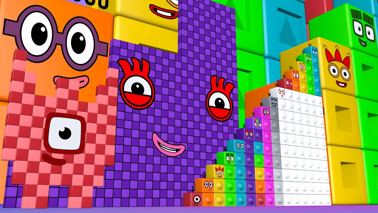 Numberblocks Puzzle Step Squad 300 784 to 700,000,000 MILLION BIGGEST ...