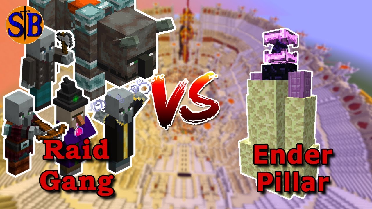 Raid Gang vs End Expansion | Minecraft Mob Battle - YouTube