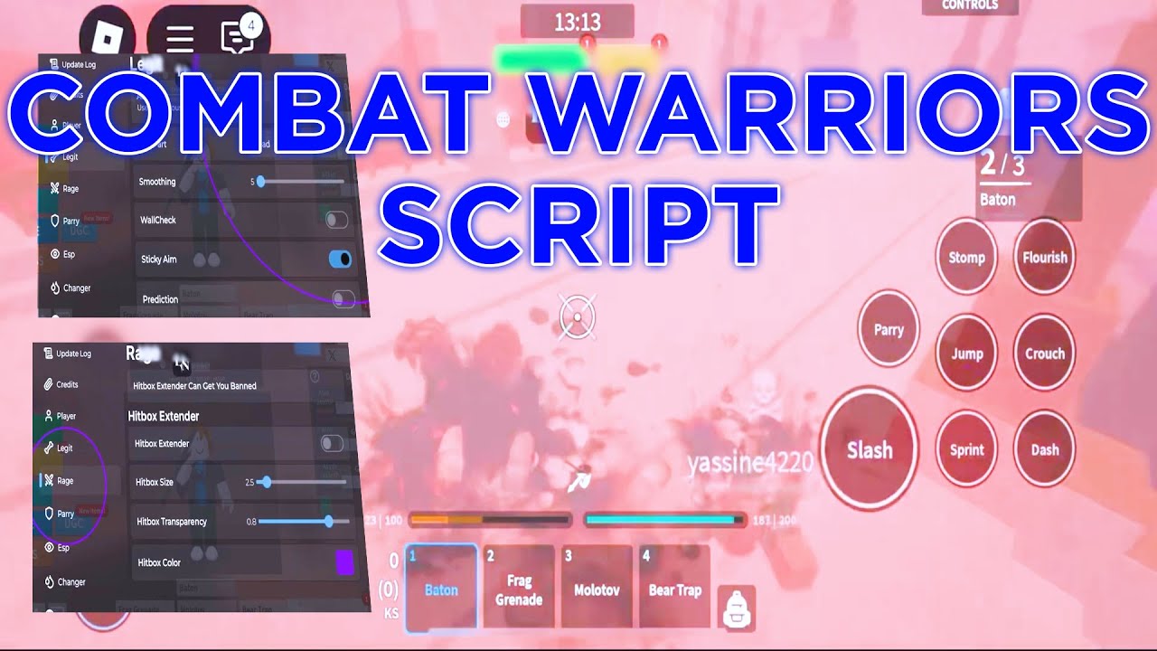 Combat Warriors Script - Auto Parry, Silent Aim, Walkspeed, Hitbox ...