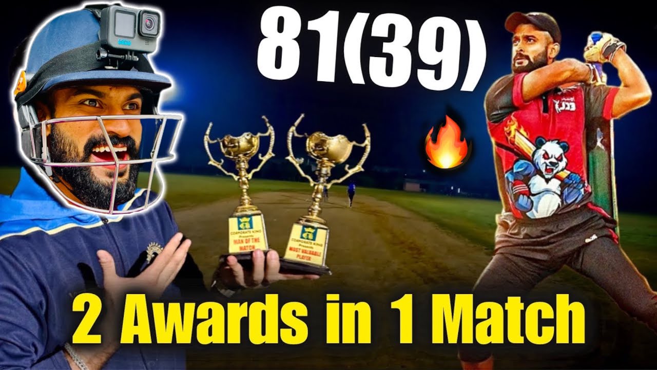 UMANG SETHI SCORED 81 RUNS in JUST 39 BALLS 🥵🔥 | 2 Awards in 1 Match 😍 ...