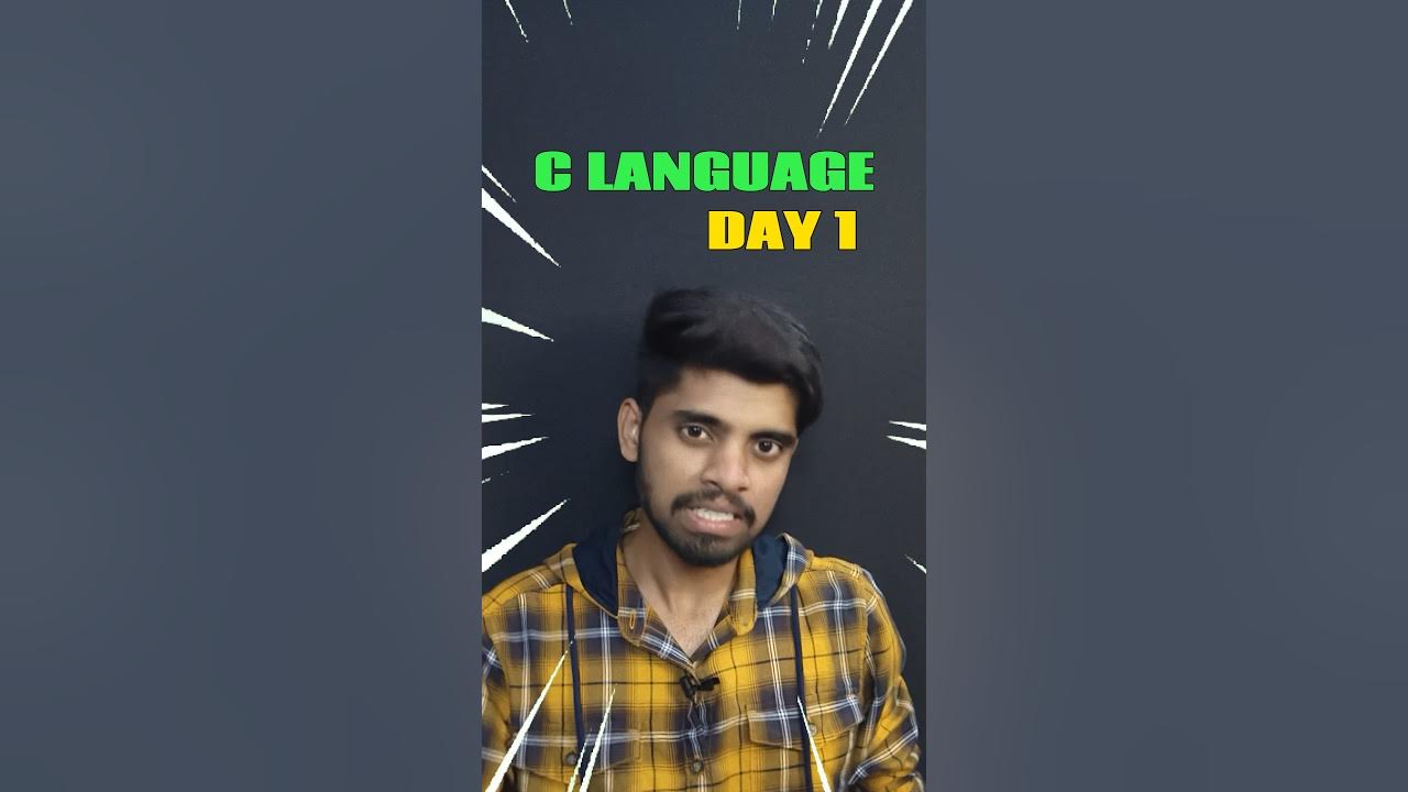 C Language Day 01 Clanguage Clanguagetutorial Clanguageprogramming Clanguageforbeginners