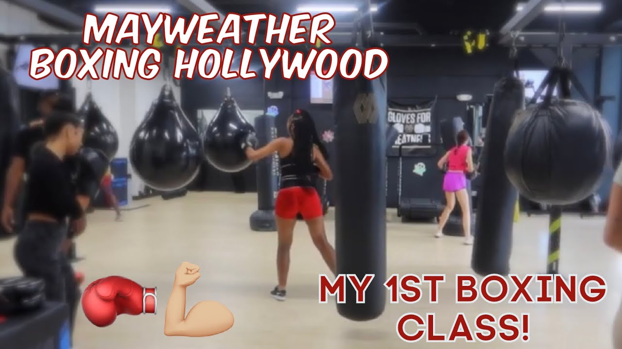 MY 1ST TIME GOING TO FLOYD MAYWEATHER'S BOXING GYM IN HOLLYWOOD! - YouTube