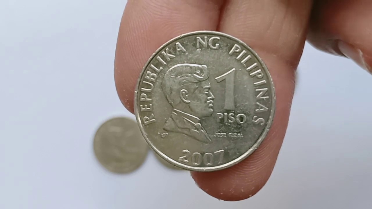 2007 Philippine 1 Piso Coin YouTube 2007-philippine-1-piso-coin-youtube