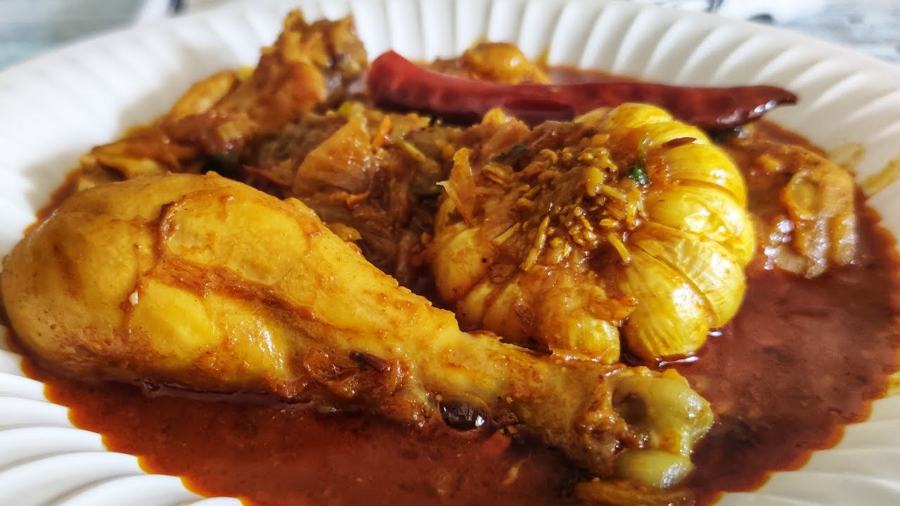 Chicken Curry Bihari Style || Chicken Recipe || Lahsooni Bihari Chicken ...