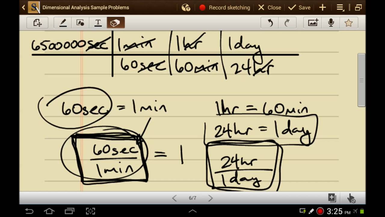 Basic Dimensional Analysis - YouTube