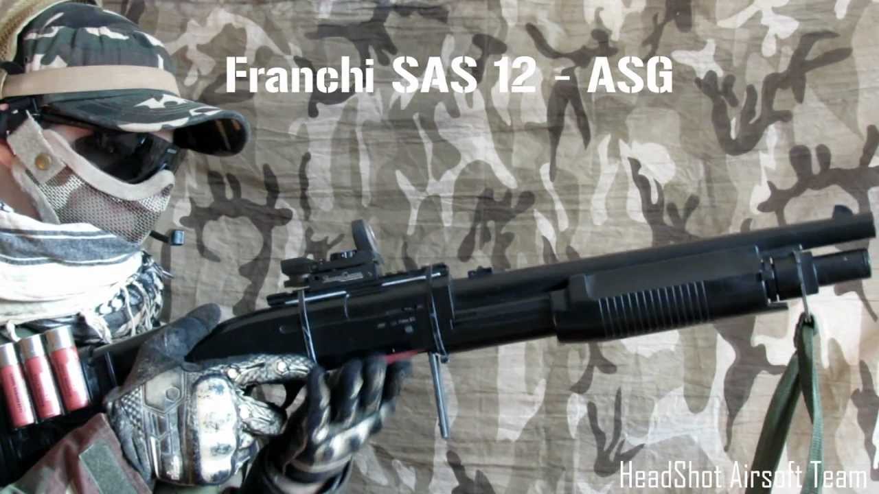 [Spring] Shotgun Franchi SAS 12 ASG - YouTube