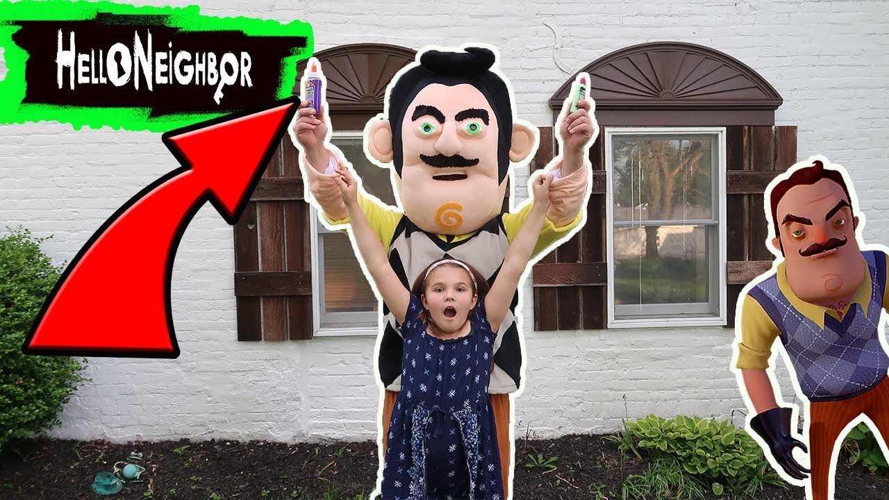 Hello Neighbor In Real Life Took Our Slime Supplies! Slime Supply ...