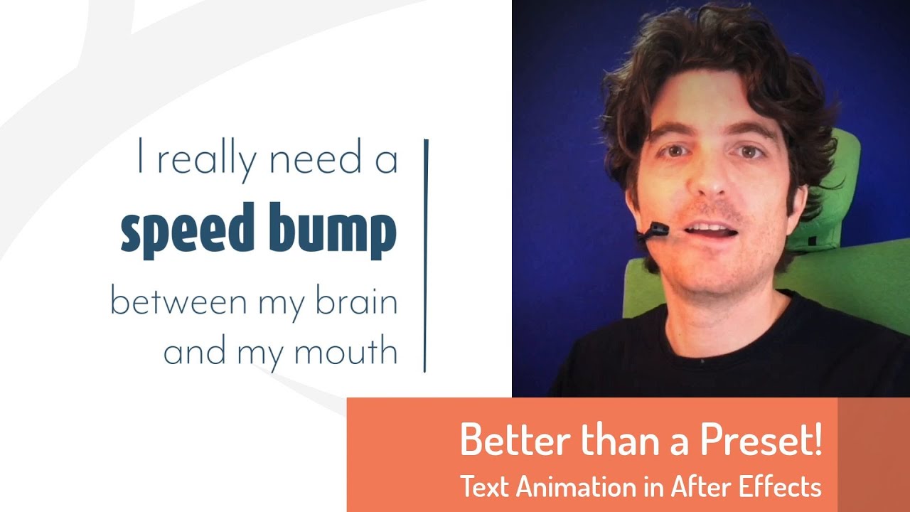 Better than a Preset! Text Animation in After Effects Part 2 - YouTube