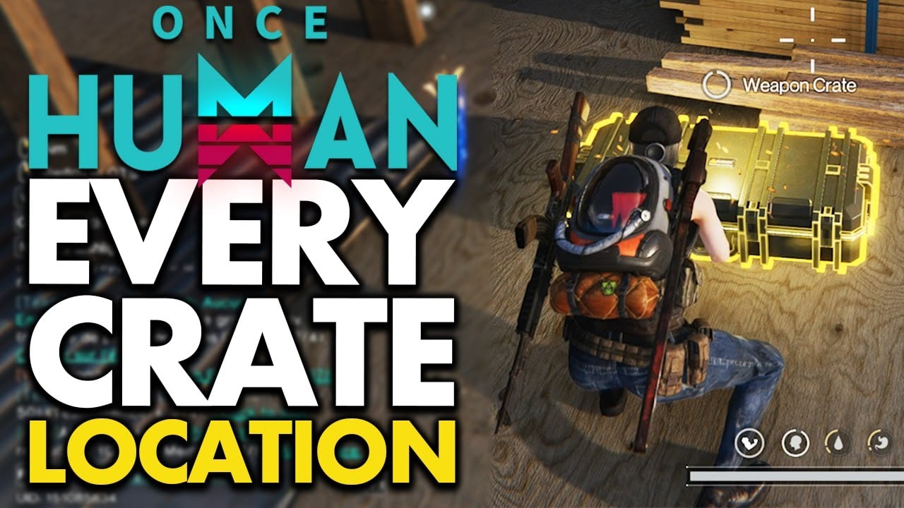 All Crate Locations For Throughville In Once Human - YouTube