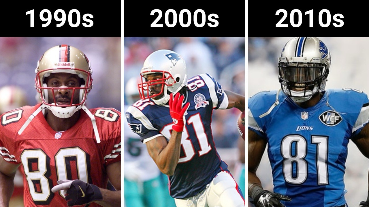 The Best NFL Wide Receivers - Which Decade Wins? - YouTube