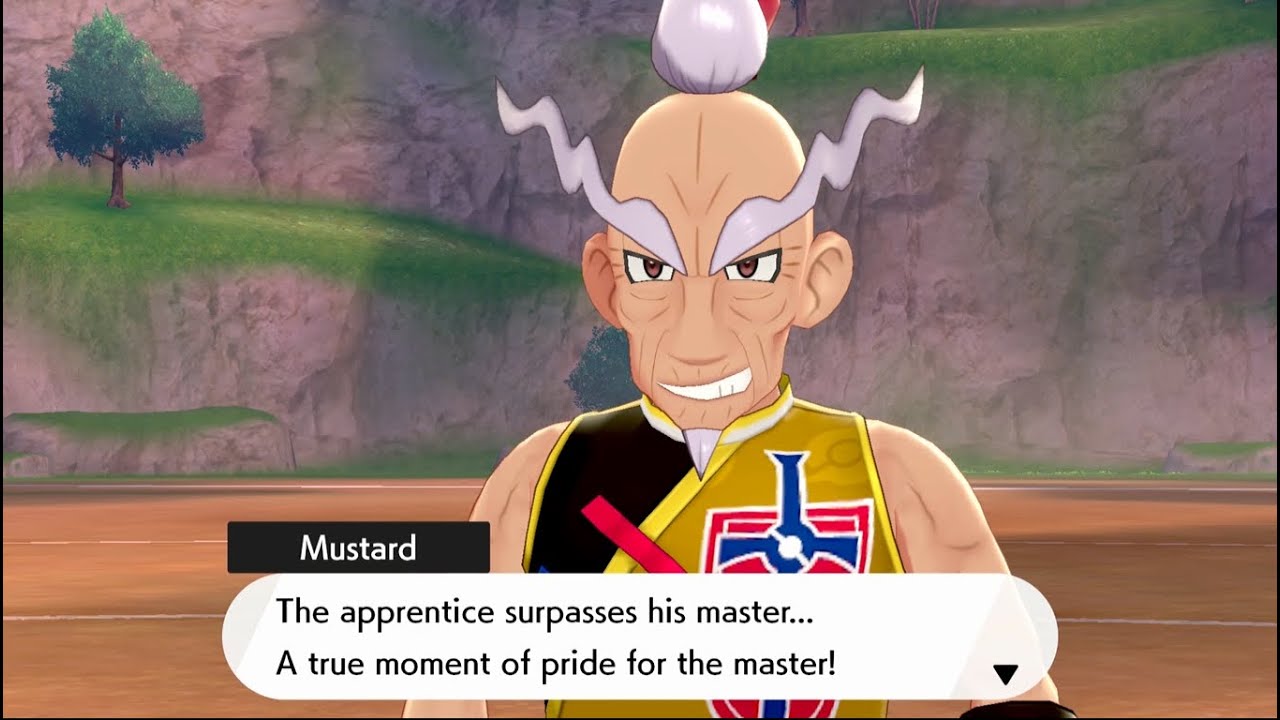 Pokemon Sword and sheild | Isle of Armor - Mustard The Last Challenge ...