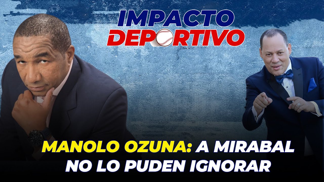 MANOLO OZUNA: A FRANKLIN MIRABAL NO LO PUEDEN IGNORAR - YouTube