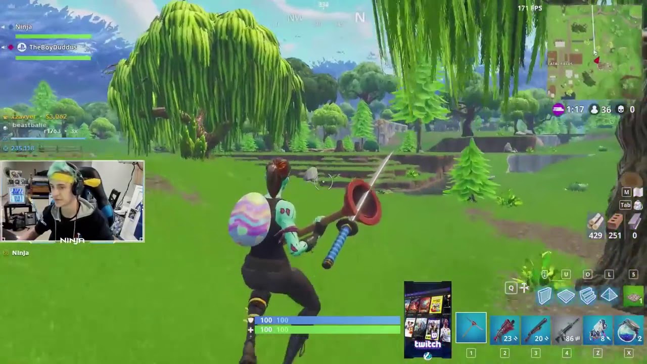 Drake And Ninja Play Duos! Match 1 - Fortnite Battle Royale Gameplay ...