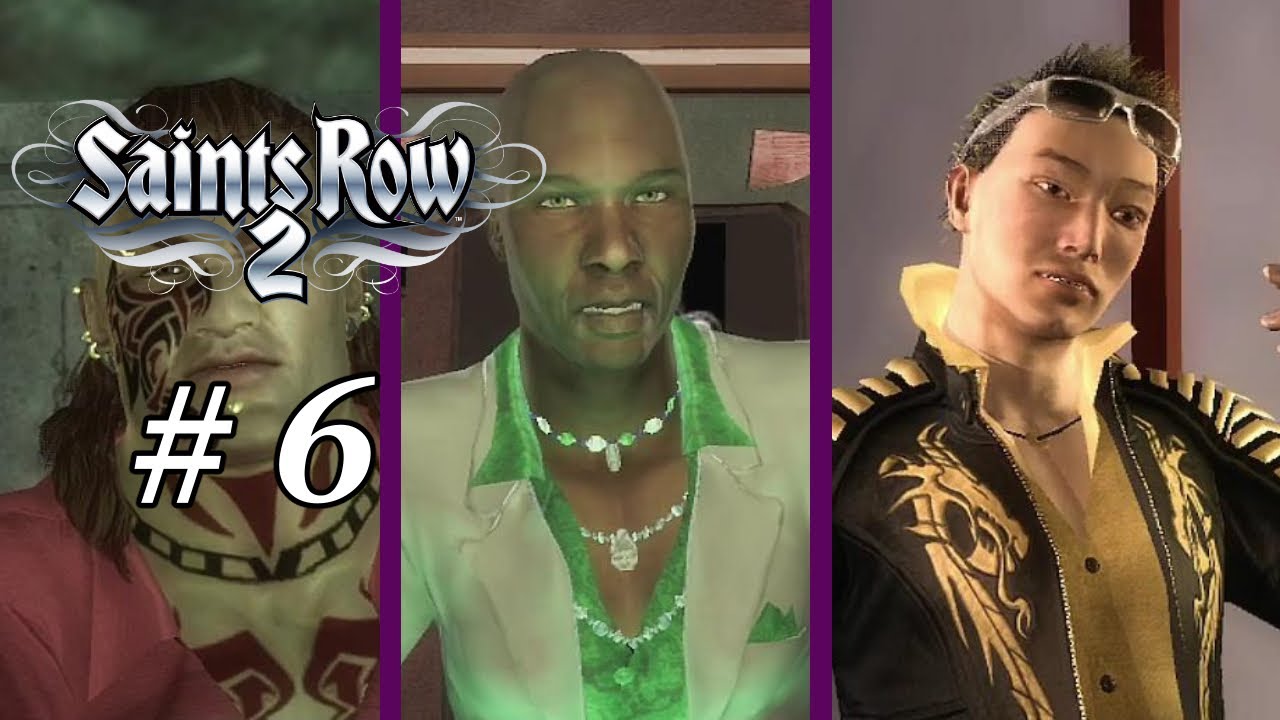 Saints Row 2 - Co-op Walkthrough - Part 6 - Brotherhood, Sons of Samedi ...