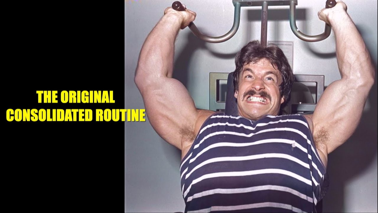 MIKE MENTZER'S ORIGINAL CONSOLIDATION ROUTINE #mikementzer #gym # ...