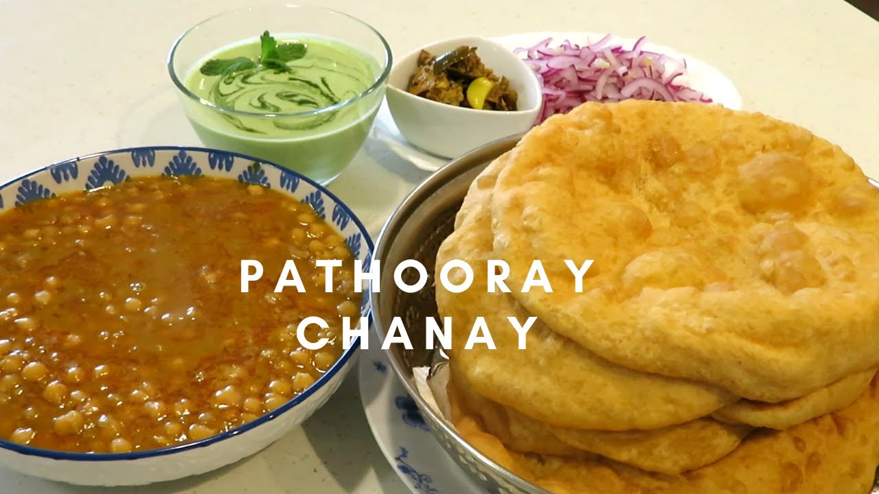 Pathooray Chanay | Chole Bhature | Authentic Lahori Recipe - YouTube