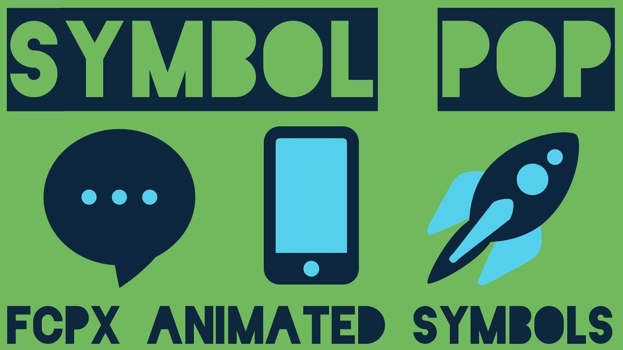 Symbol Pop - 192 Final Cut Pro X Animated Symbols & Icons - YouTube