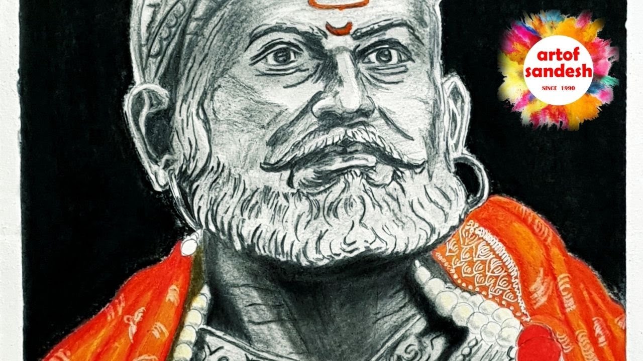 Chatrapati Shivaji Maharaj | Pencil Drawing | artof sandesh | Realistic ...