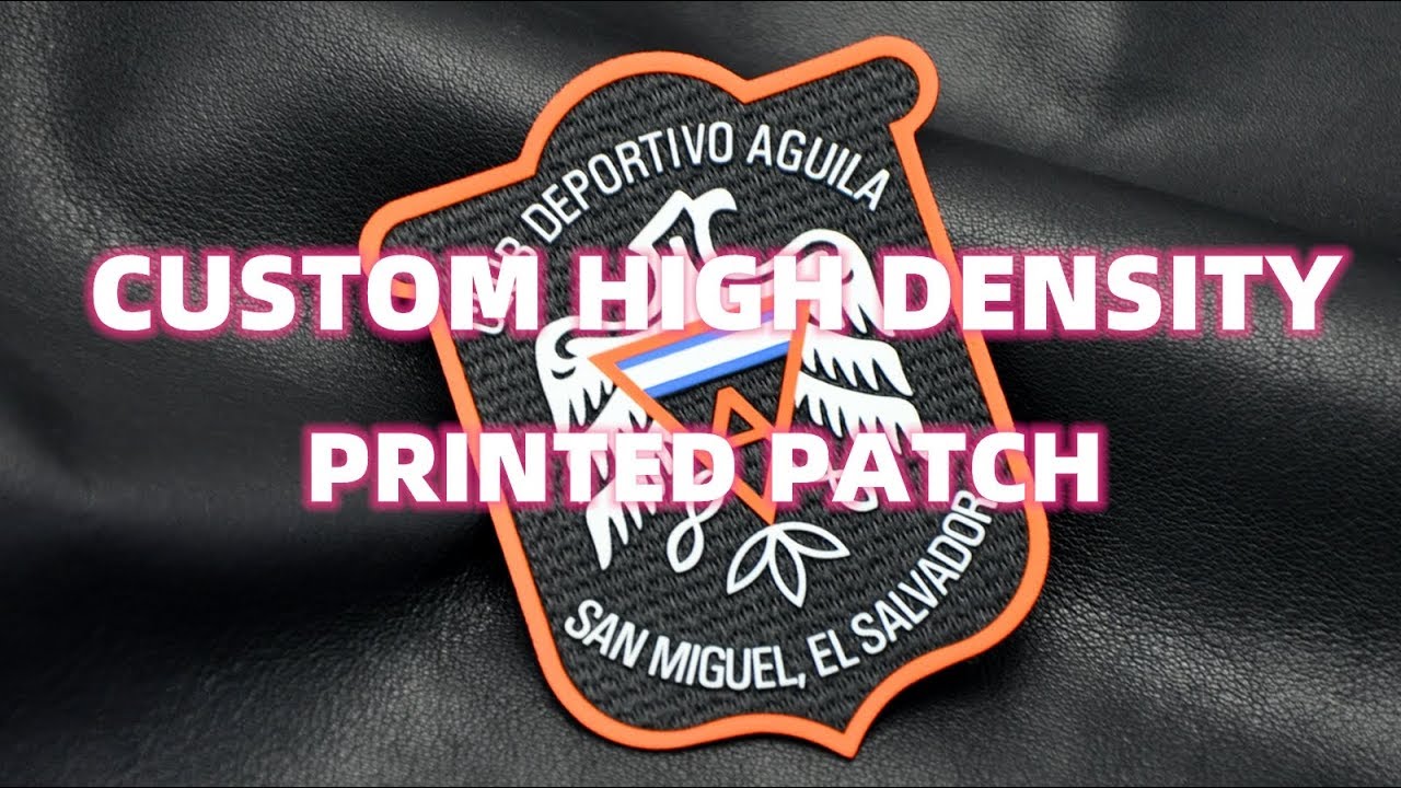 Custom high density PRINTED PATCH from QINGHAN - YouTube