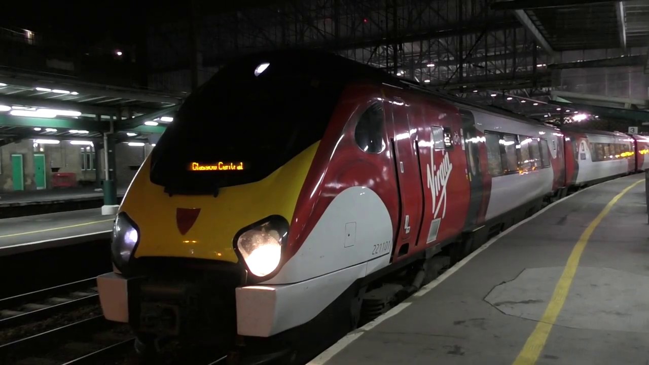 Virgin Trains Class 221 Departing Carlisle (15/11/18) - YouTube