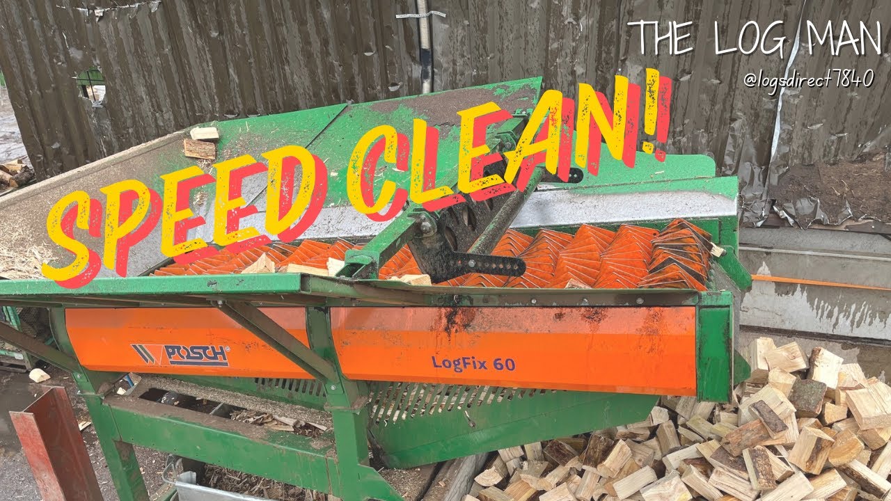 THE BEST WAY TO CLEAN FIREWOOD!? - YouTube