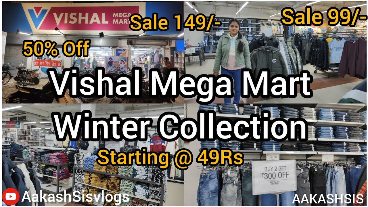 Vishal Mega Mart Winter Collection l 50% OFF l Vishal Mega Mart Today's ...