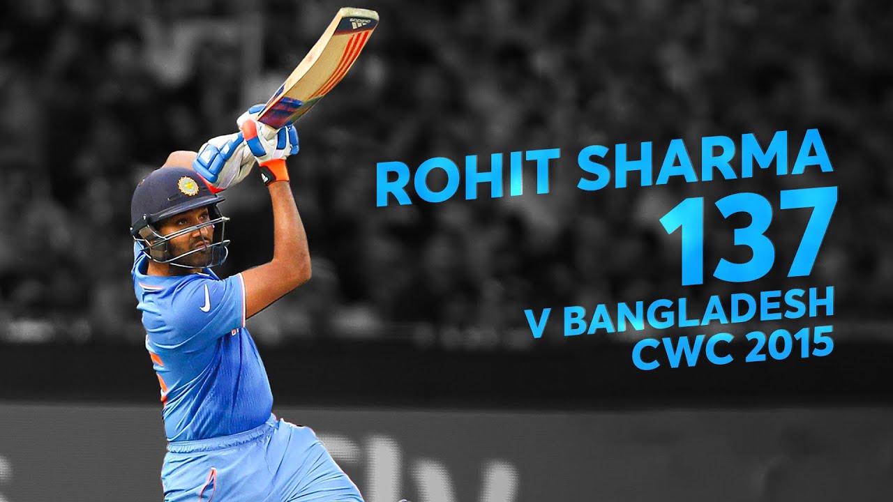 Rohit Sharma’s masterclass puts India in semis | CWC 2015 - YouTube