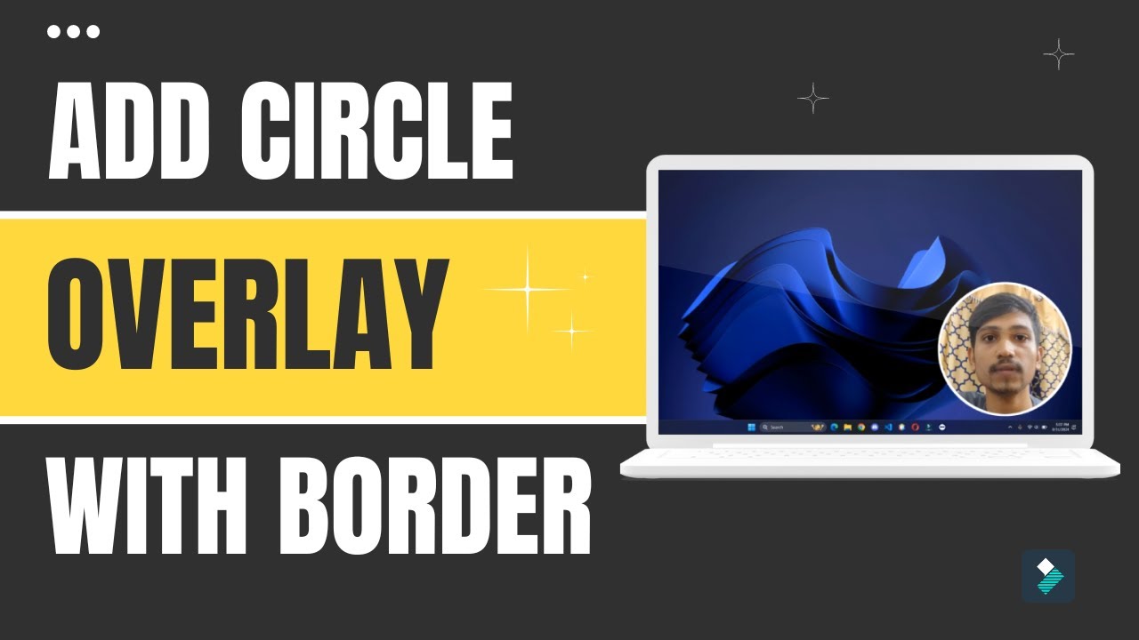 How To Add Circle Overlay With Border In Filmora | Tricky4you - YouTube