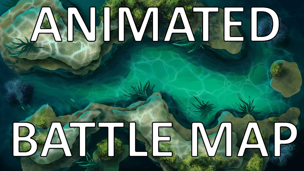 Animated Battle Map for D&D - Underwater Reef by Domille's Wondrous ...
