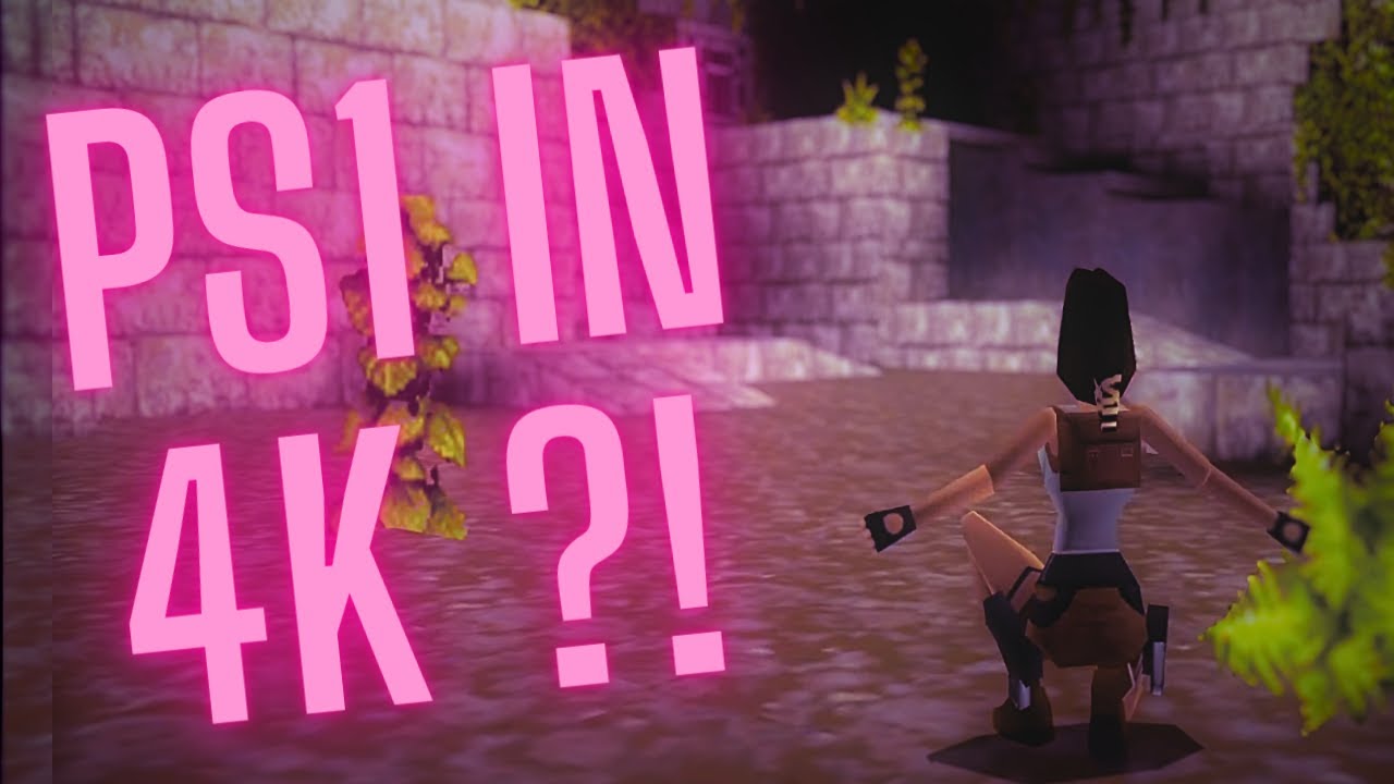 Tomb Rider, Playstation 1, Upscaled 4K UHD resolution, Graphics ...