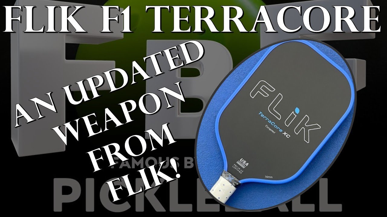 Flik F1 Terracore XC Pickleball Paddle Review - YouTube