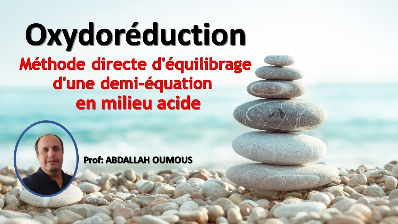 Équilibrer une demi équation redox en milieu acide - YouTube