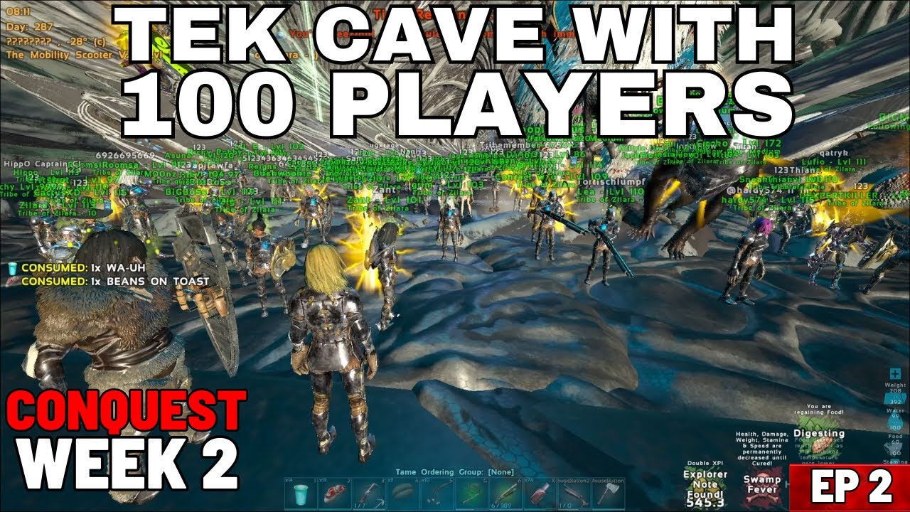 ARK Conquest (2ND Week Of Wipe) ft Tek Cave & Raids l EP 2 l Last ...