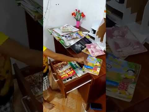 පොත් මේසය පිළිවෙලට සකසමු ..Let's make the book table beautiful ️ ️ ...