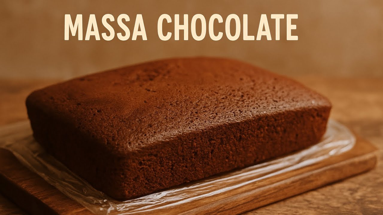 MASSA CHOCOLATE PARA BOLO GELADO E DE ANIVERSÁRIO - YouTube