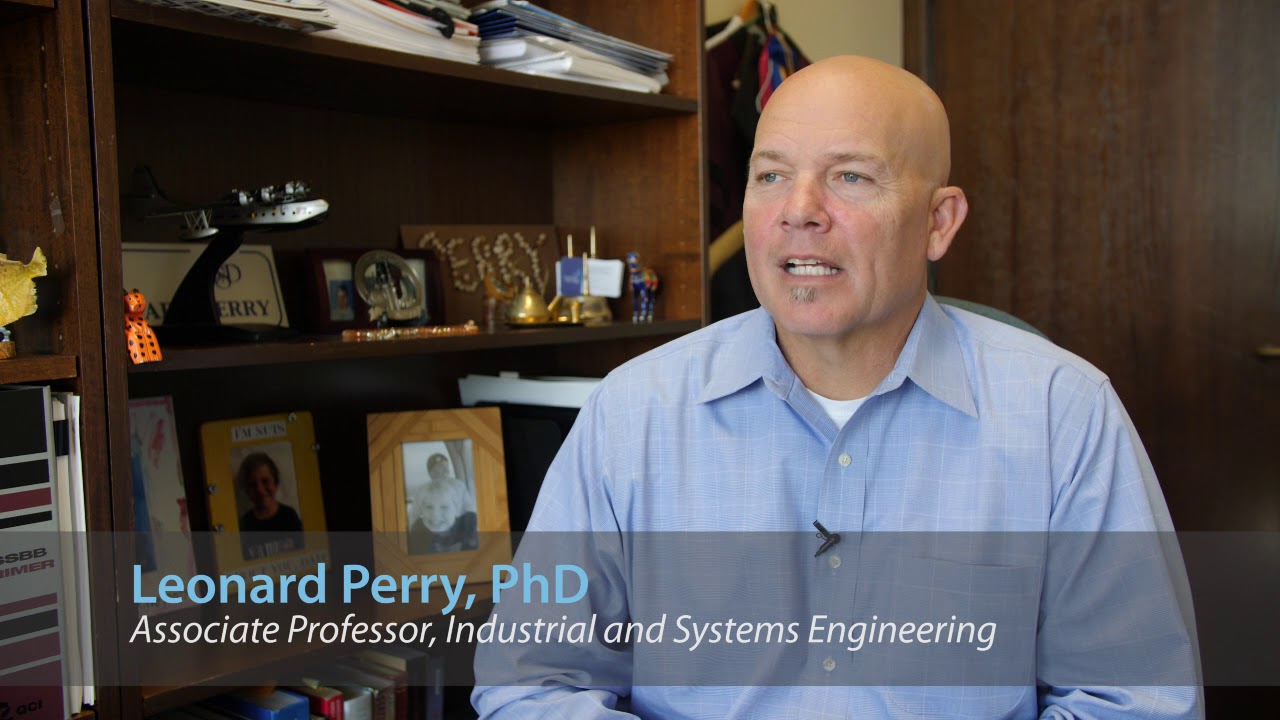 Office Hours: USD Associate Professor of Industrial and Systems Engineering, Leonard Perry, PhD ...